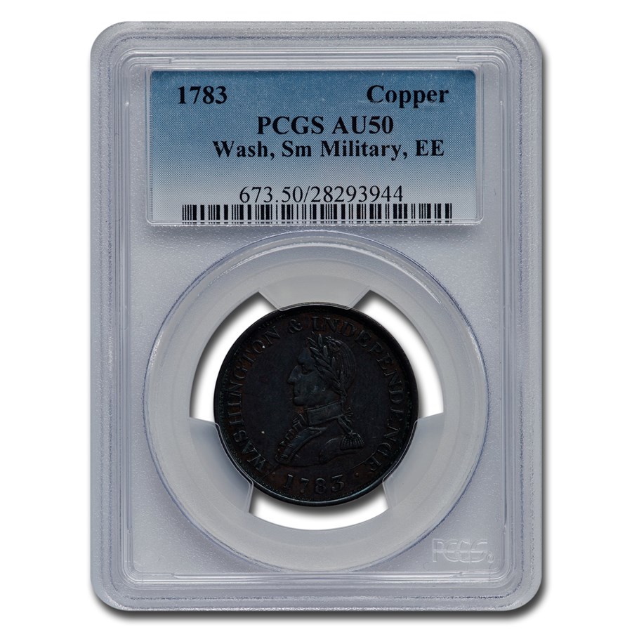 Buy 1783 Washington & Independence Copper Draped Bust Cent AU-50 PCGS ...