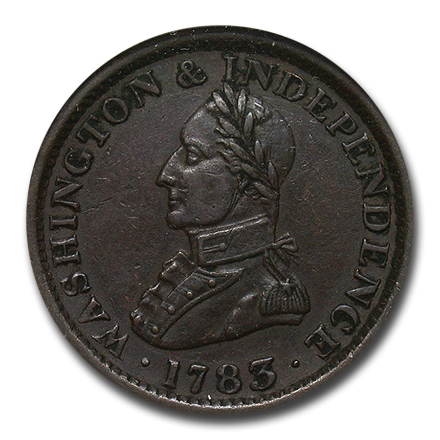 Buy 1783 Washington & Independence Copper Restrike AU-53 NGC | APMEX