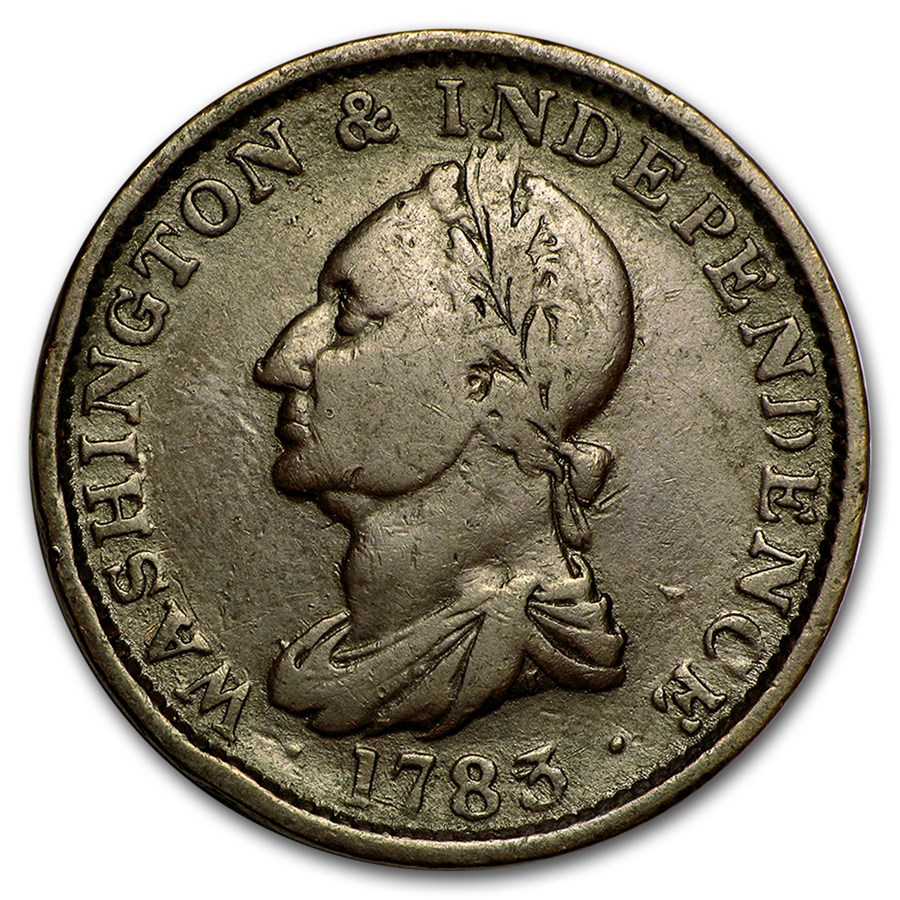 Buy 1783 Washington Large Draped Bust Copper Fine | APMEX