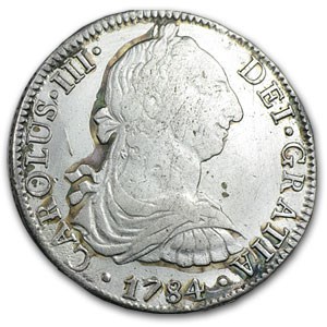 Buy 1784-Mo FM Mexico Silver 8 Reales VF Details (ASW .7858 oz) | APMEX