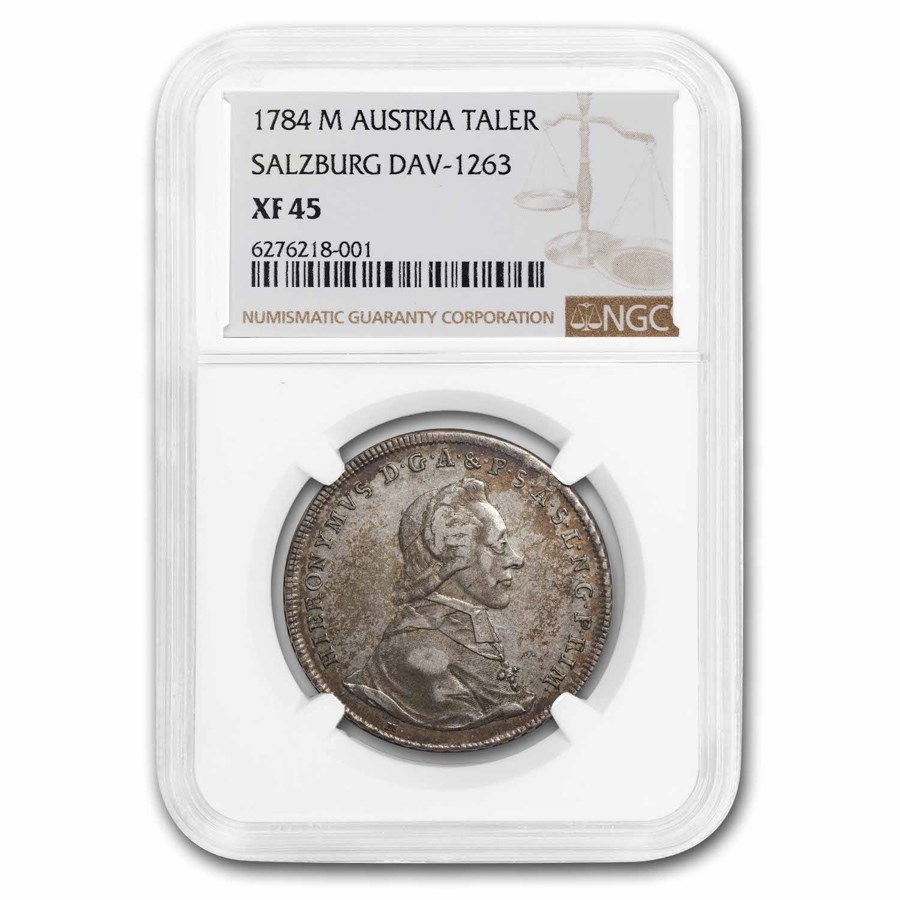Buy 1785 German States Salzburg Silver Thaler XF-45 NGC | APMEX