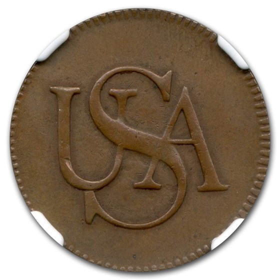 Buy 1785 USA Bar Cent AU-58 NGC CAC (Brown) | APMEX