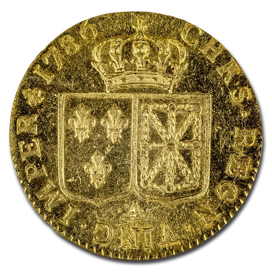 Buy 1786-A France Gold Louis D'or AU-58 NGC | APMEX