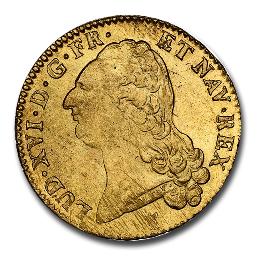Buy 1786-I France Gold 2 Louis d'Or Louis XVI MS-63 NGC | APMEX
