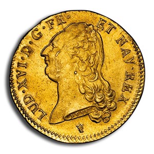 Buy 1786-I France Gold 2 Louis D'or MS-63 PCGS | APMEX