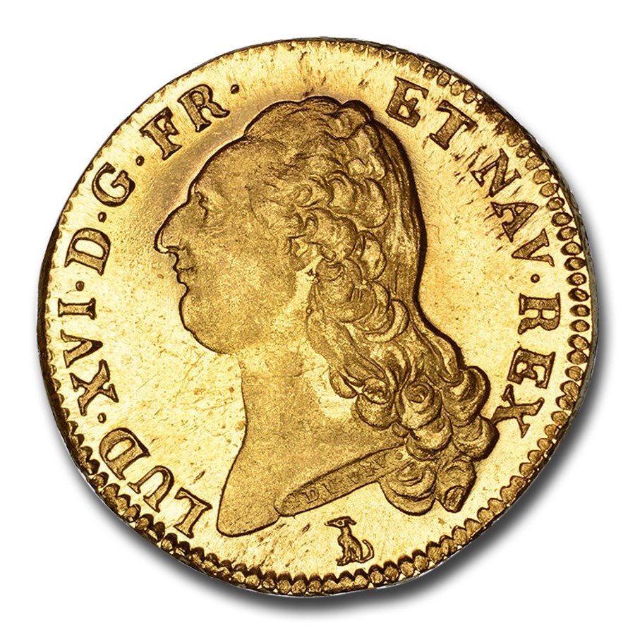 Buy 1786-T France Gold 2 Louis d'Or Louis XVI MS-63 NGC | APMEX