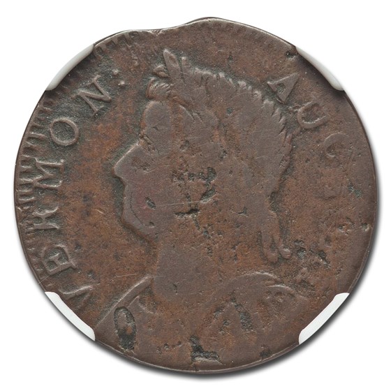 Buy 1786 Vermont Copper Bust Left VF-20 NGC (Brown) | APMEX