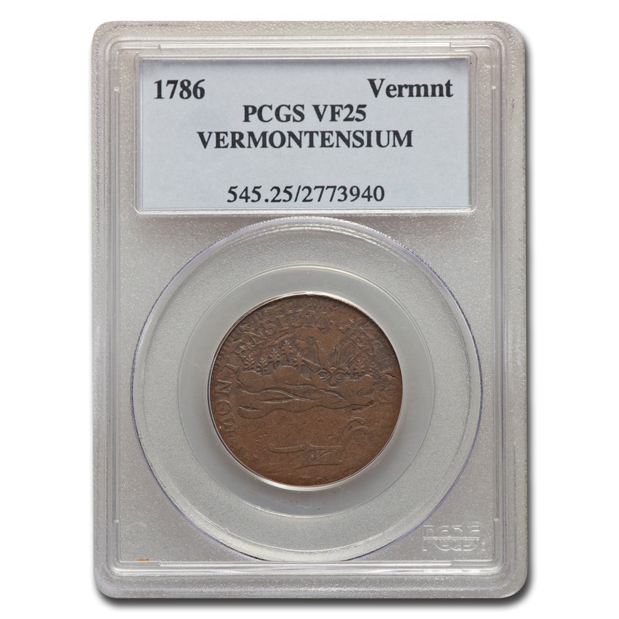 Buy 1786 Vermont Vermontensium VF-25 PCGS | APMEX