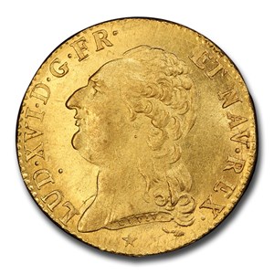 Buy 1786-W France Gold Louis d'Or Louis XVI MS-64 PCGS | APMEX