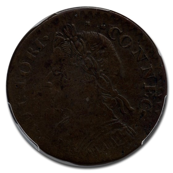 Buy 1787/1788 Connecticut Copper Bust Left VF-25 PCGS | APMEX