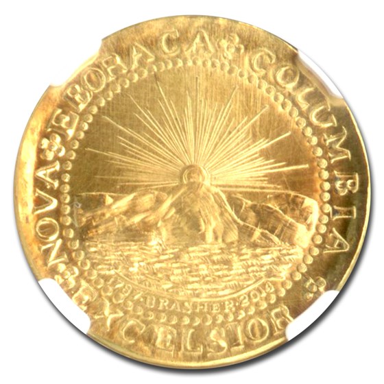 Buy 1787-2014 EB Brasher Doubloon Commemorative NGC (.999 Fine ANA) | APMEX