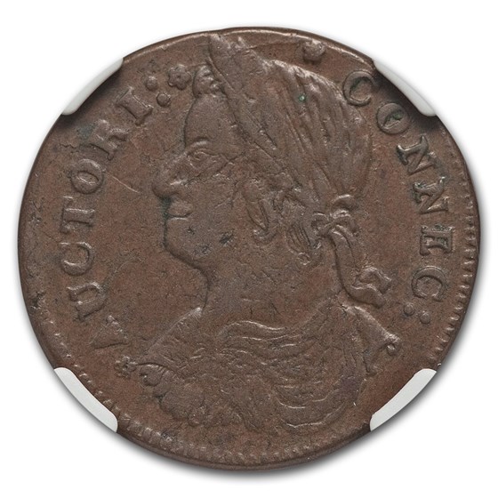 Buy 1787 Connecticut Copper Draped Bust AU-53 NGC (Brown, M 31.2) | APMEX