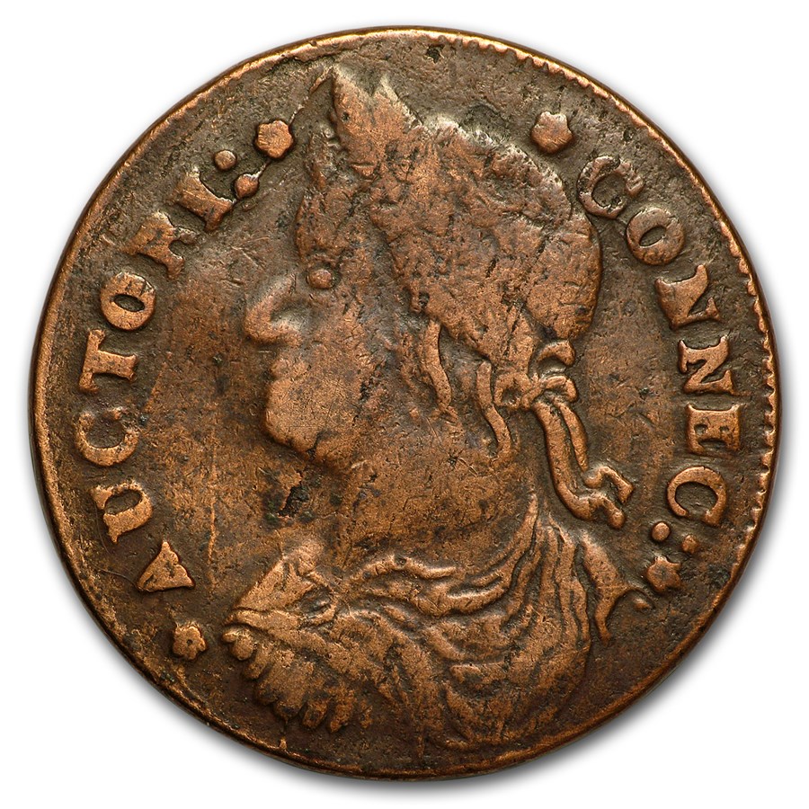 Buy 1787 Connecticut Copper Draped Bust Facing Left Fine | APMEX