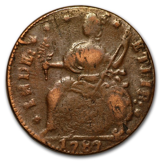 Buy 1787 Connecticut Copper Draped Bust Facing Left Fine | APMEX