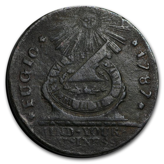 Buy 1787 Fugio Cent 1st Coin Issued by US VG/Fine | APMEX