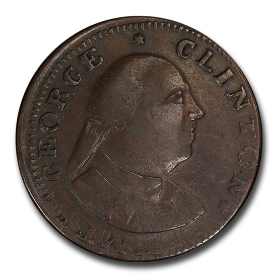 Buy 1787 George Clinton Excelsior Cent VF-20 PCGS (Brown, New York) | APMEX