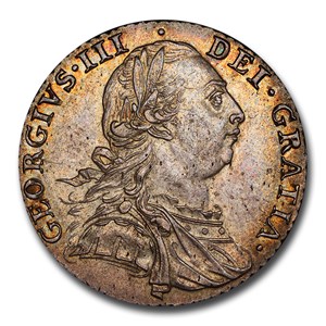 Buy 1787 Great Britain Silver Shilling George III AU-58 PCGS | APMEX