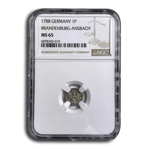 Buy 1788 Germany Silver Pfennig MS-65 (Brandenburg) | APMEX