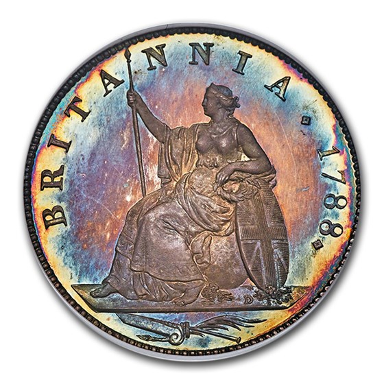 Buy 1788 Great Britain George III Silver Halfpenny PR-67* Cameo NGC | APMEX