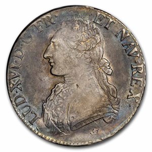 1788-M France Silver Ecu Louis XVI XF