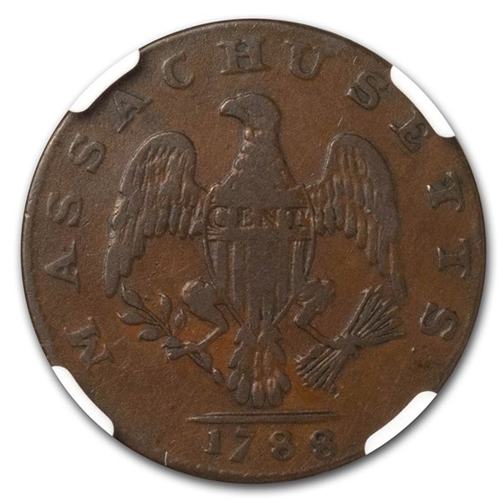 Buy 1788 Massachusetts Cent Very Fine-20 NGC (w/Period) | APMEX