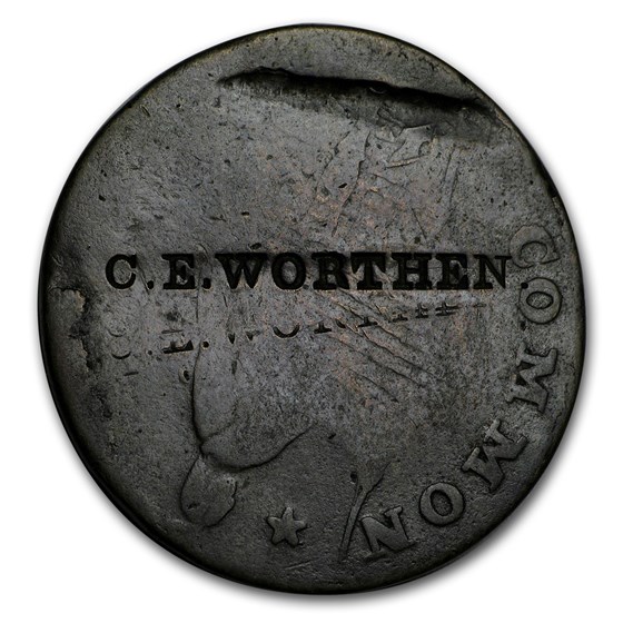 Buy 1788 Massachusetts Copper Cent AG Details (Counterstamped) | APMEX