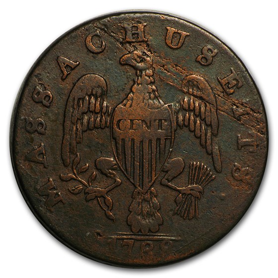 Buy 1788 Massachusetts Copper Cent Fine | APMEX