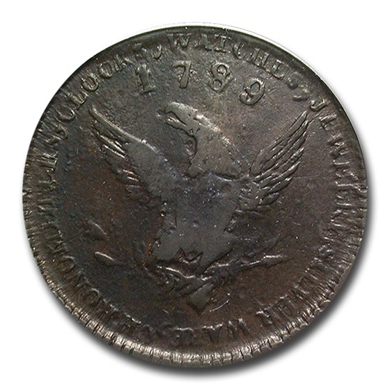 Buy 1789 Token Mott Plain Edge Token AU-50 PCGS | APMEX
