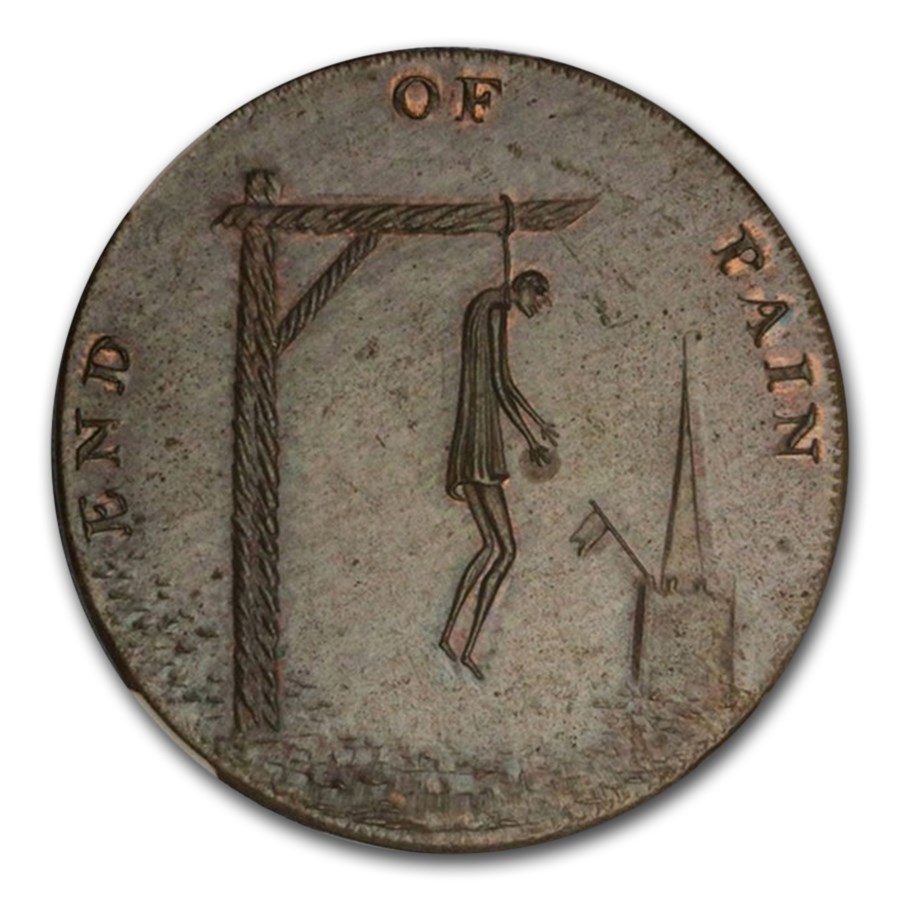 Buy 1790 Conder Token End of Pain Halfpenny MS-63 NGC (Brown) | APMEX