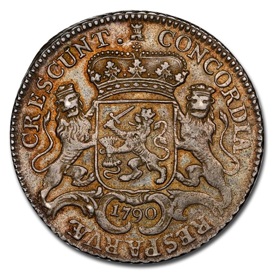 Buy 1790 Netherlands Silver 1/2 Ducaton AU-55 NGC | APMEX