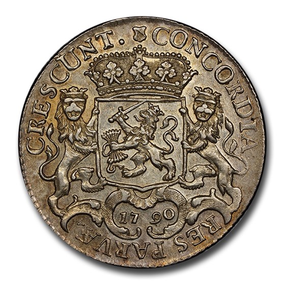 Buy 1790 Netherlands Silver 1/2 Ducaton AU-58 PCGS | APMEX