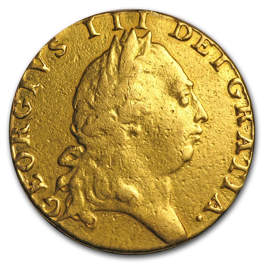 Buy 1791 Great Britain Gold Guinea George III Fine Details | APMEX