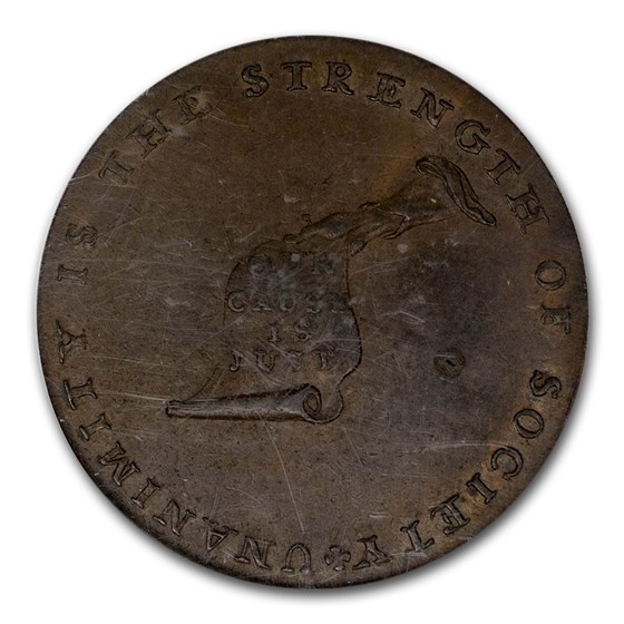 Buy 1792-94 Kentucky Token Plain Edge MS-64 PCGS (Brown) | APMEX