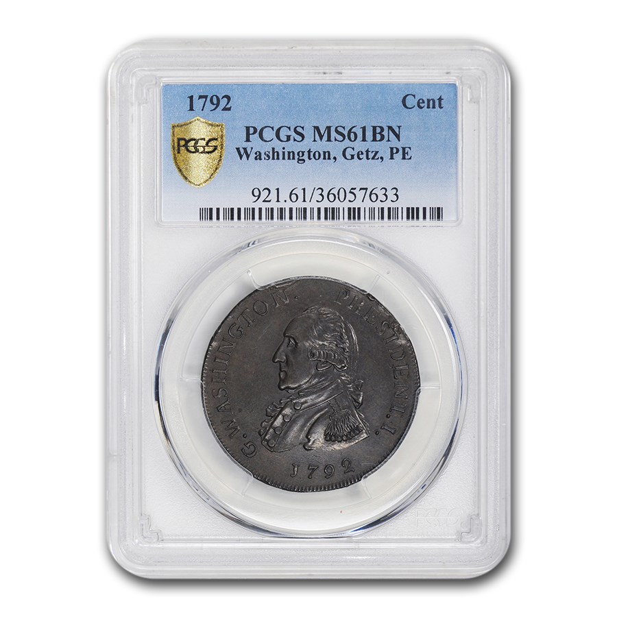 Buy 1792 Washington Getz Pattern Cent MS-61 PCGS (Brown) | APMEX
