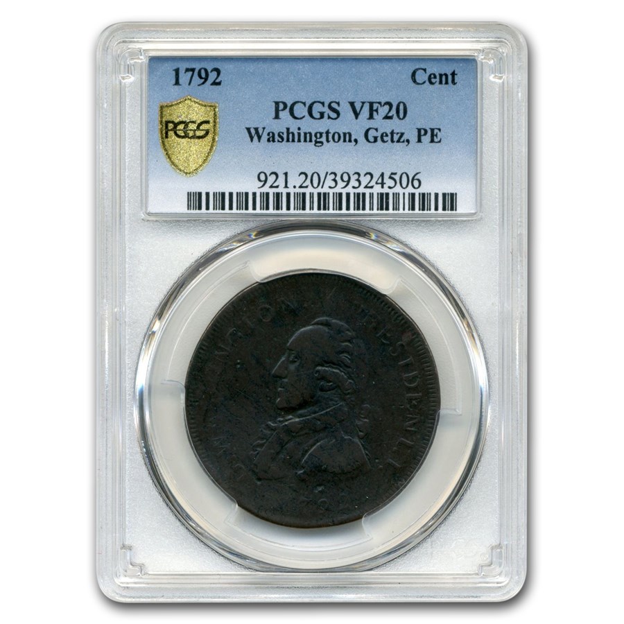 Buy 1792 Washington Getz Pattern Cent VF-20 PCGS (Brown) | APMEX