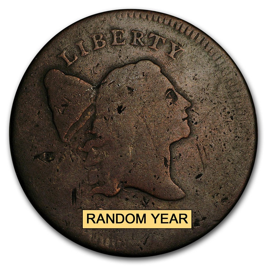 Buy 1793-1797 Liberty Cap Half Cents Avg Circ | APMEX