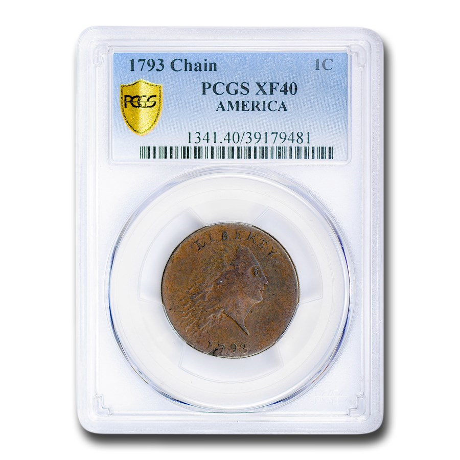 Buy 1793 Chain Large Cent XF-40 PCGS (America) | APMEX