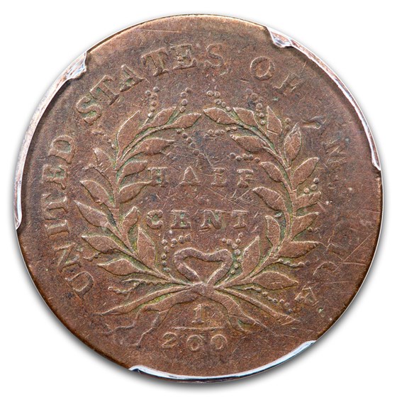 Buy 1793 Liberty Cap Half Cent Fine-12 PCGS | APMEX