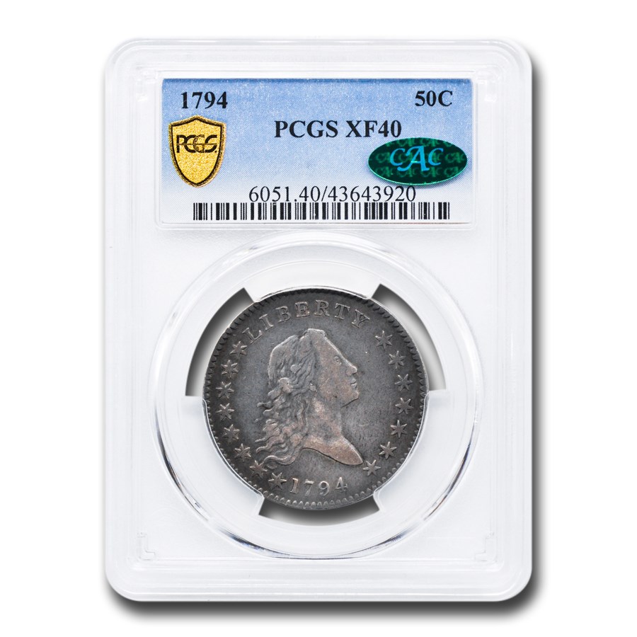 Buy 1794 Flowing Hair Half Dollar XF-40 PCGS CAC | APMEX