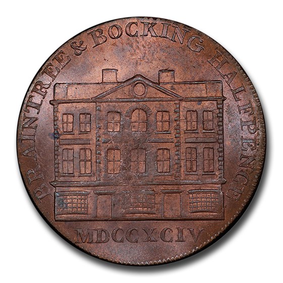 Buy 1794 Great Britain Copper Halfpenny Token MS-65 PCGS (Red-Brown ...