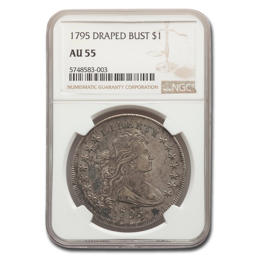 Buy 1795 Draped Bust Dollar AU-55 NGC | APMEX