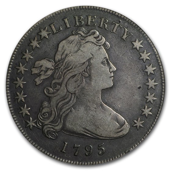 Buy 1795 Draped Bust Dollar Off Center Bust VF-25 PCGS | APMEX