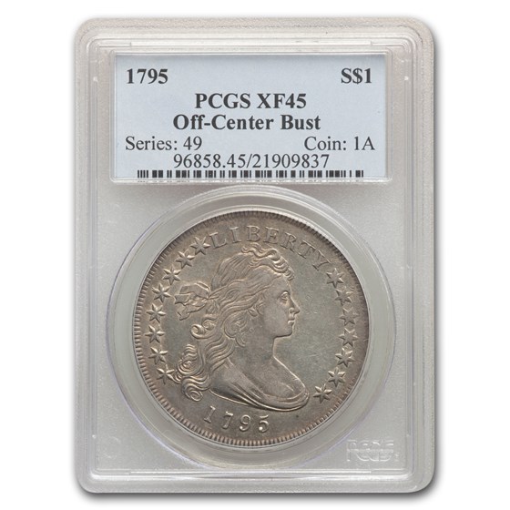 Buy 1795 Draped Bust Dollar XF-45 PCGS (Off-Center Bust) | APMEX