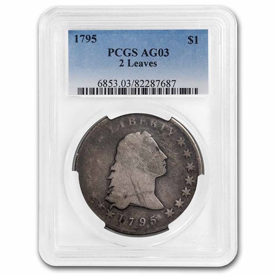 Buy 1795 Flowing Hair Dollar AG-3 PCGS (2 Leaves) | APMEX