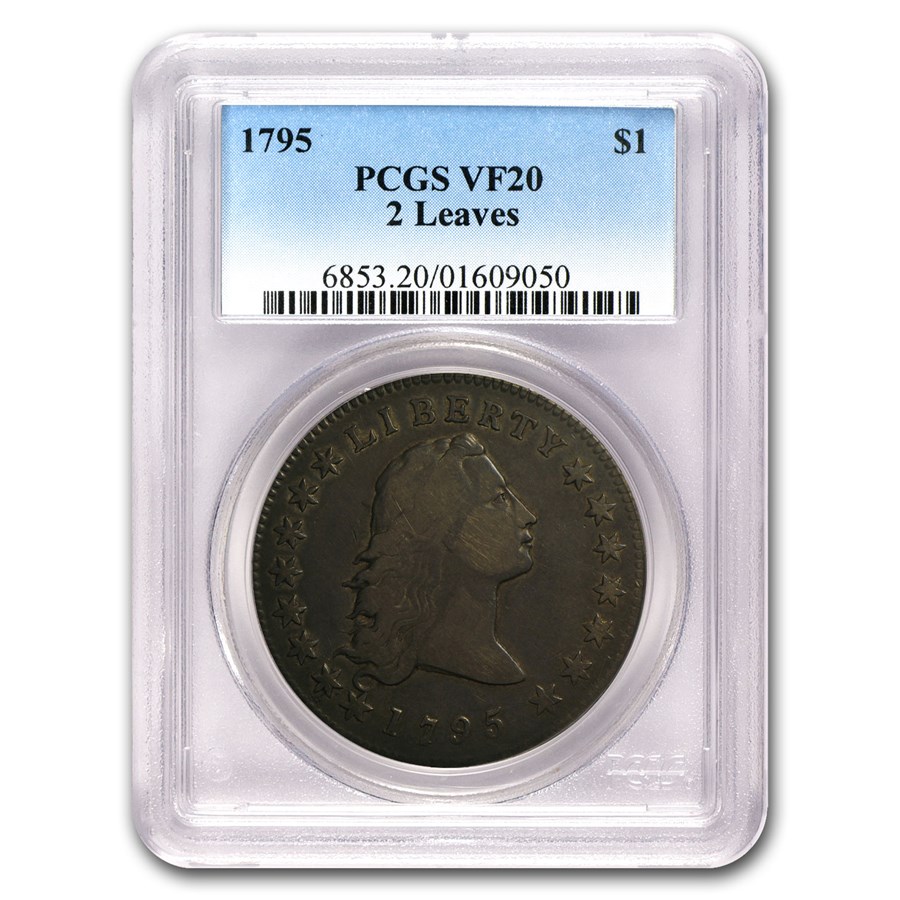 Buy 1795 Flowing Hair Dollar VF-20 PCGS (2 Leaves) | APMEX