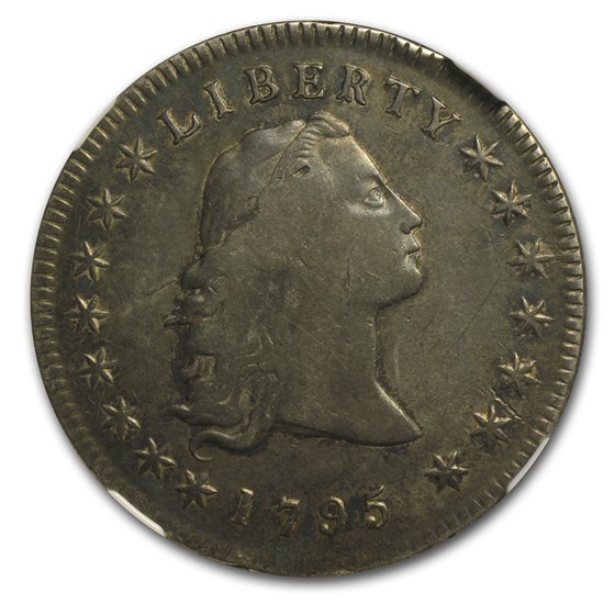 Buy 1795 Flowing Hair Dollar VF-30 NGC (3 Leaves) | APMEX