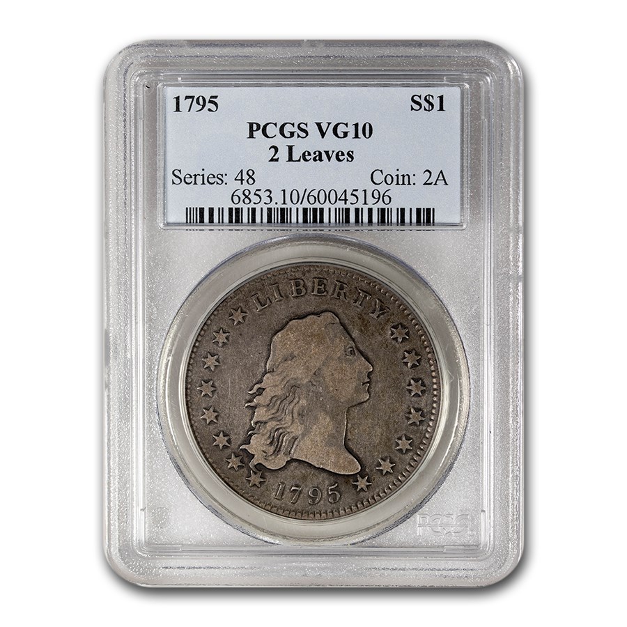 Buy 1795 Flowing Hair Dollar VG-10 PCGS (2 Leaves) | APMEX