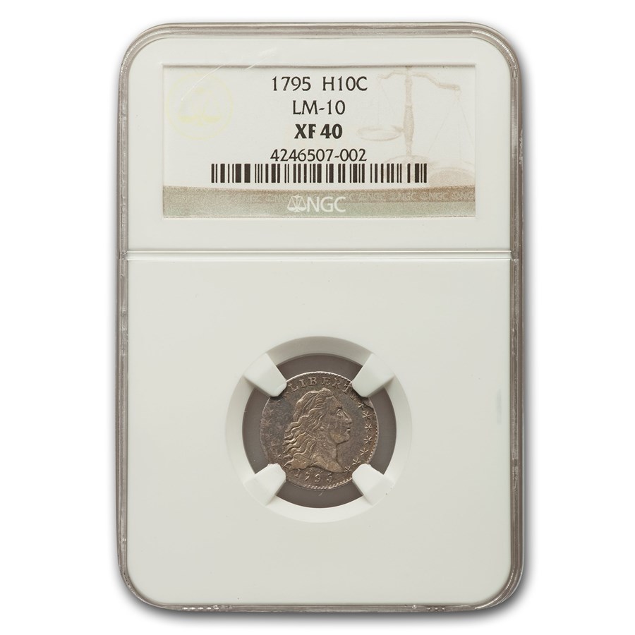Buy 1795 Flowing Hair Half Dime XF-40 NGC (LM-10) | APMEX