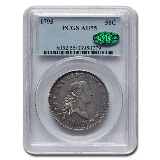 1795 Flowing Hair Half Dollar AU-55 PCGS CAC