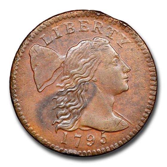 Buy 1795 Liberty Cap Large Cent AU-58 NGC (Brown, Plain Edge) | APMEX
